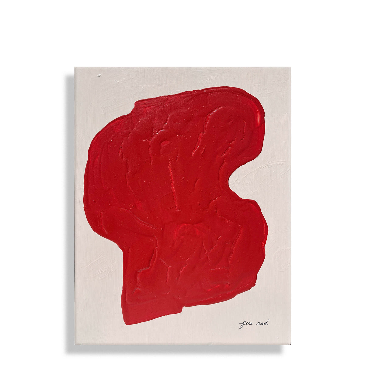 Fire Red Painted Composition – Moglea