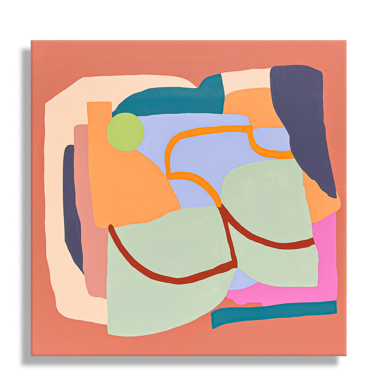 Keep Moving Painted Composition – Moglea